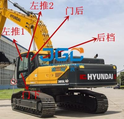 China R385 275 305 275 485 350LVS Skylight Windshields Of The Front And Rear Left Doors Of The Excavator for sale
