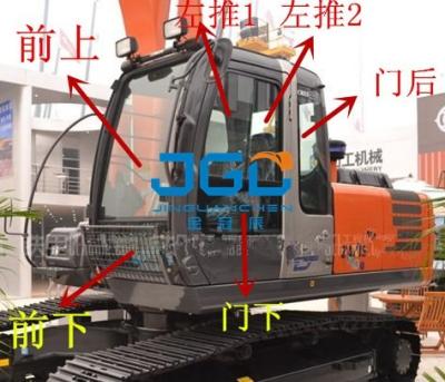 China ZX360 210 240 200-3G Excavator Front And Rear Gears Left And Right Doors, Upper And Lower Windshields for sale