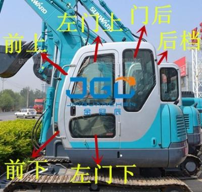 China SWE70N9 Excavator Front And Rear Gears Left And Right Doors And Windows Above And Below The Windshield for sale