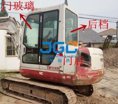 China TB160C 170 175 Excavator Front And Rear Windshield, Left And Right Doors, Upper And Lower Windshield for sale