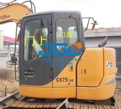China CX75 Excavator Glass Doors And Windows Left And Right Front And Rear Large Arm Windshield for sale
