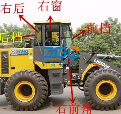 China LW500F Loader Front Gear Rear Block Left And Right Doors And Windows Upper And Lower Side Angle Windshield for sale