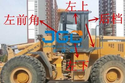 China ZL50C 50D 50E Loader Front Gear Rear Gear Left And Right Window Side Angle Forklift Tempered Glass for sale