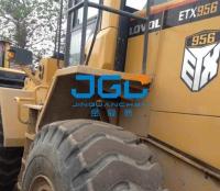China ETX956 955 Loader Front Stop Rear Stop Left Right Window Side Angle Windshield Tempered Glass for sale