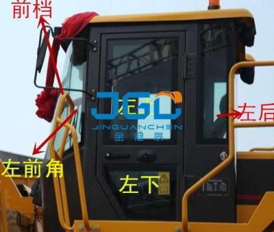 China Loader XG956H Front Stop Rear Stop Left And Right Window Side Angle Windshield for sale