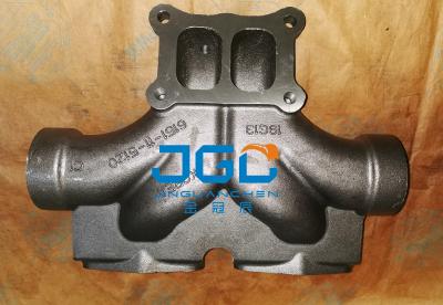 China Premium Stainless Steel Excavator Exhaust System Exhaust Manifold 6151-11-5120 for sale