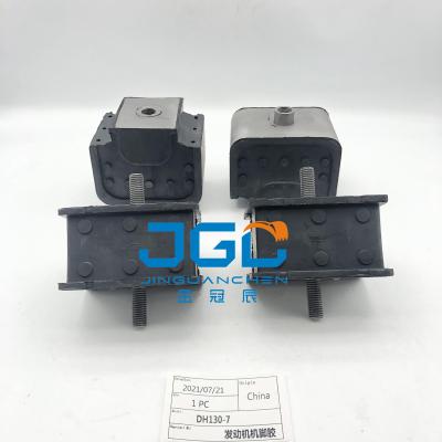 China Excavator Parts Doosan Daewoo DH130-7 Engine Foot Rubber Shockproof Adhesive. for sale