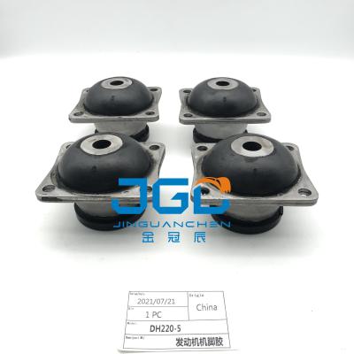China Hot Sale Engine Mounting Cushion DH220-5/DH225/DH280 For DH Excavator Engine Cushion Rubber for sale