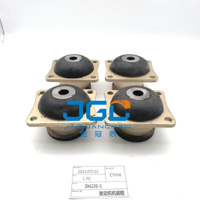 China High Quality Hot Sale Engine Mounting Cushion DH220-5/DH225/DH280 For DH Excavator Engine Cushion Rubber for sale