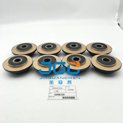 China Excavator Engine Parts E200B E320 Engine Mount Rubber For Engine Front And Rear for sale