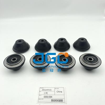 China Excavator E303 E304 Diesel Engine Parts Rubber Support Cushion For S3L Engine Cushion for sale