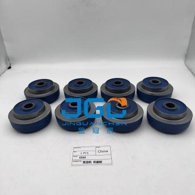 China Good Quality Accessories For Excavator Engine Mounting Ex60 Black Engine Cushion for sale