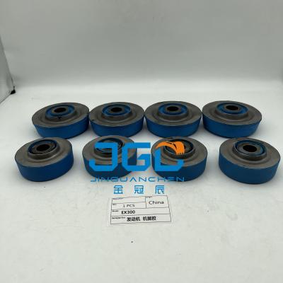 China Good Quality Accessories For Excavator Engine Mounting Ex300 Black Engine Cushion for sale