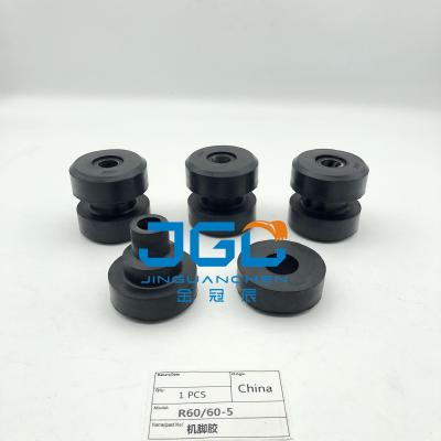 China High Quality Engine Parts Rubber Mountings R60-5 Excavator Engine Mount Rubber Cushion for sale