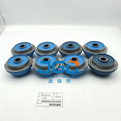 China SK200-8 210-8,250-8,260-8 Rubber Mount YN02P01095P1 J05E Engine Cushion Rubber Pad SK200 Engine Mount Rubber for sale