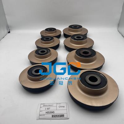 China Engine Systems Parts Mounting Rubber Cushion Feet Bumper For HD2045 Excavator Part for sale