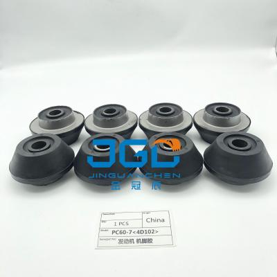 China Excavator PC60-7 Diesel Engine Support Cushion For 4D102 Engine Cushion for sale