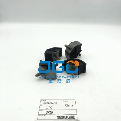 China High-Quality Engine Rubber Mount  For SK09 Excavator Engine Parts for sale