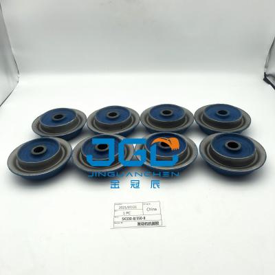 China Excavator  Engine SK 330-8 350-8 Mounting Rubber Cushion 6D102 Engine Mount Rubber for sale