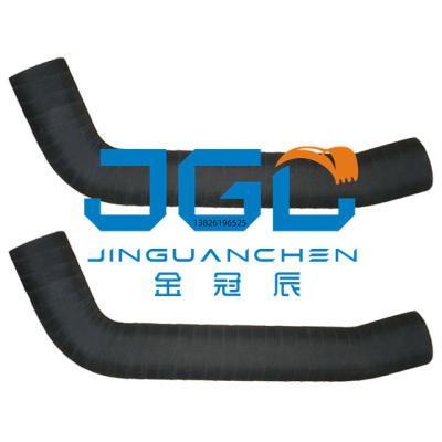 China Excavator E345D Rubber Hose Upper And Down Connected Water Rubber Hose 230-1781 230-2854 Water Hose Pipe for sale