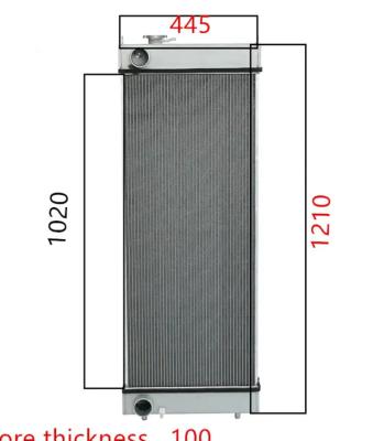 China 4429250 Graafmachine ZAX300-3 ZAX330-3H ZAX330-3F ZAX330-5G Radiator Te koop