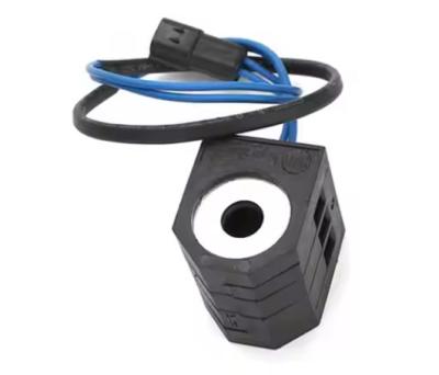 China Rotary Solenoid Valve Coil for DH150 DH220 DH225 DH300-5-7 Excavator Accessories 24V 52.3mm 13mm for sale