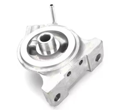 China Engine Parts SK460-8 Fuel Filter Head Filter Seat For Excavator for sale