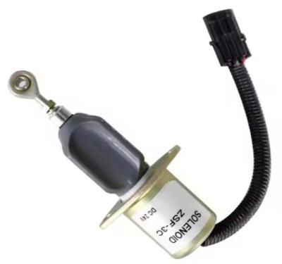 China 24V Shut Off Solenoid 3931196 SA-3665-24 ZSF-3C For 6CT 8.3 Excavator for sale
