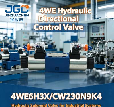 China 4WE6H3X/CW230N9K4 Hydraulic Directional Control Valve 4WE Hydraulic Solenoid Valve for sale