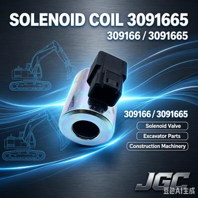 China Excavator Parts Solenoid Coil 3091665 309166 Solenoid Valve Solenoid for sale