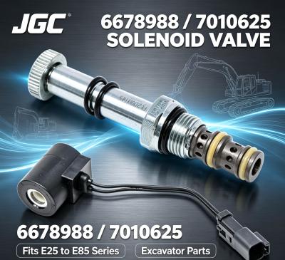 China Solenoid Valve 6678988 7010625 for Excavators E25 E26 E27 E27Z E32 E32i E34 E35 E35i E35Z E37 E42 E45 E50 E55 E85 for sale