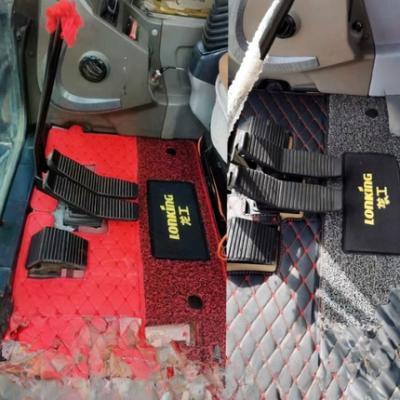 China Floor Mats for Lonking Excavator LG60 75 135 215 225 240，Cab Rubber Floor Carpet for sale