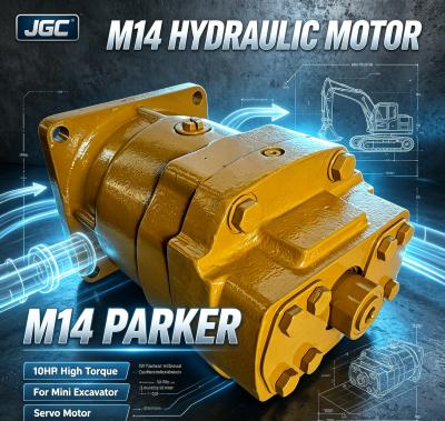 China M14 parker Servo Motor 10hp High Torque Hydraulic Motor for Mini Excavator for sale