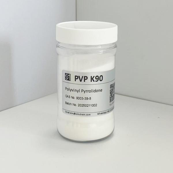 Quality PVP K90 Polyvinylpyrrolidone Powder 9003-39-8 Non Ionic Rapid Processing for sale