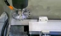China 3+1 Axis CNC Aluminum Profile Machining Center 3200mm 9kW 24000rpm for sale