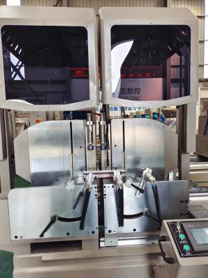 China 6000mm CNC Double Head Mitre Saw 45 Degree Upvc Window Frame Cutting Machine for sale