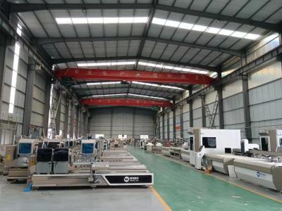 China Cnc  Double Head Aluminium Cutting Machine Window Door And Curtain Wall Cutting Saw With 45 And 90 Degree for sale