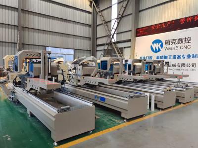 China Cnc  Double Head Aluminium Cutting Machine Window Door And Curtain Wall Cutting Saw With 45 And 90 Degree for sale