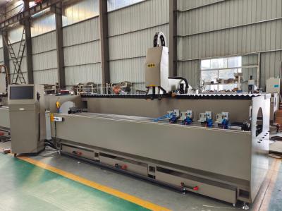 China 3000mm 3200mm Double Head Spindle Drilling Machine CNC Punching Machine For Aluminium  PVC Window Door Making for sale