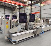 China Full Automatic Double Head Mitre Saw 550mm CNC Cutting Machine for Aluminum Window Door Making 380V for sale