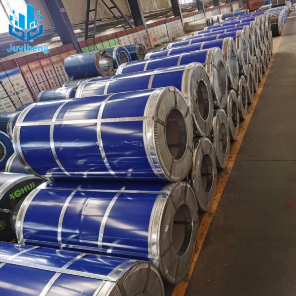 Quality Color Coated PPGI Steel Coil 600mm - 1250mm Prepainted Cold Rolled Steel Coil for sale