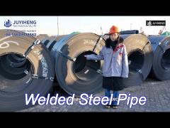 Nicht geölte Rohre aus schwarzem Stahl Q195 / Q215 SCH 40 Rohre aus Kohlenstoffstahl API 5l