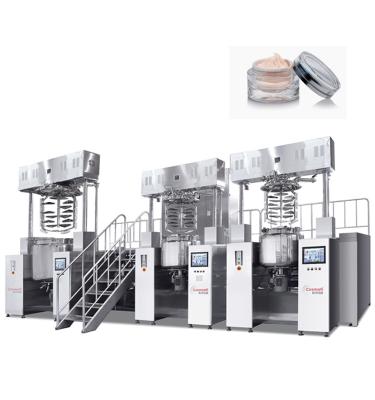 China Nature Essence Body Cream Lotion Toothpaste Making Vacuum Emulsifying Machine for sale