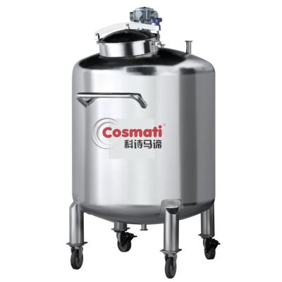 China Movable Stainless Steel Storage Tank Liquid Chemical Mixing Equipment for sale