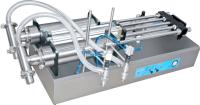 China Pneumatic Liquid Table Top Filling Machine Semi Automatic Horizontal for sale