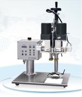 China Portable semi automatic small desktop table type capping machine for sale