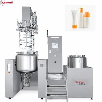 China Vacuum Homogenizing Emulsifier Mixer Cosmetic Lotion Shampoo Sunscreen Cream for sale