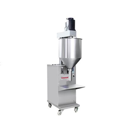 China Semi-automatic honey oil shampoo lotion water juice gel hand sanitizer bottle liquid filling machine for plastic bottle for sale