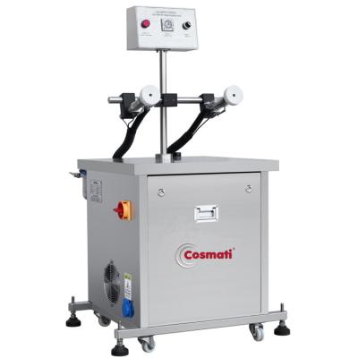 Semi automatic cosmetic bottle air cleaning machine