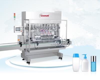 China High Accuracy Automatic Straight Line Piston Filling Machine Liquid Paste Semi-fluid Filling Machine for sale
